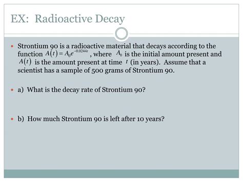 PPT Exponential Growth And Decay Logistic Models PowerPoint Presentation ID 2524796