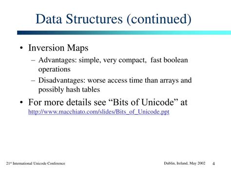 ppt folded trie efficient data structure for all of unicode