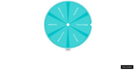 Spinning Wheel Codesandbox