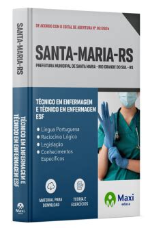 Apostila Prefeitura De Santa Maria RS Maxi Educa Maxi Educa