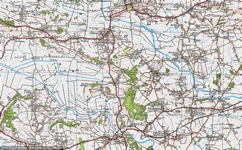 Historic Ordnance Survey Map Of Compton Dundon 1919