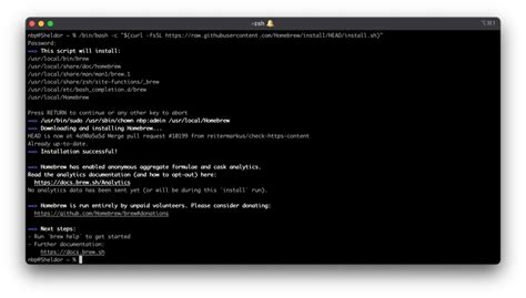Installing Homebrew On Macos Nobrainerprogramming