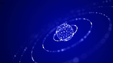 기술 그리드 구체 점과 선으로 구성된 파란색 구입니다 현대적인 와이어프레임 요소 3d 렌더링 0명에 대한 스톡 사진 및 기타 이미지 Istock