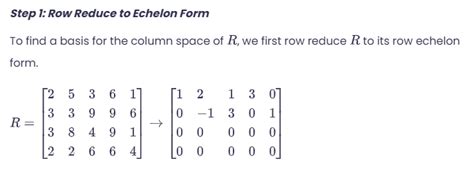 Step Row Reduce To Echelon Form To Find A StudyX