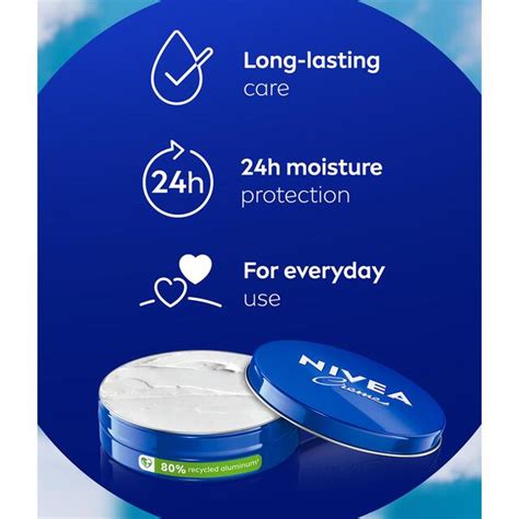 Nivea Creme Moisturiser Cream For Face Hands And Body Ocado