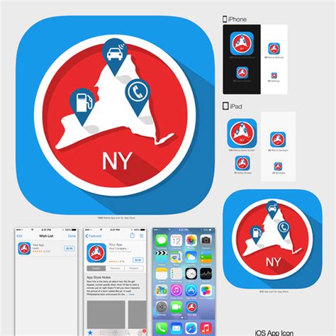 Create Ios Icon For Navigation Based Application Ny Thruway Guide