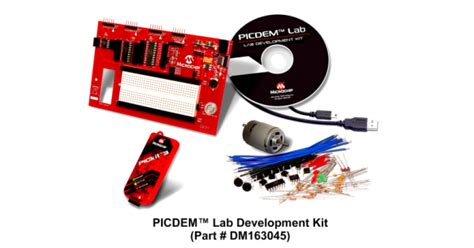 Placa De Desenvolvimento Microchip DM163045 PICDEM Lab
