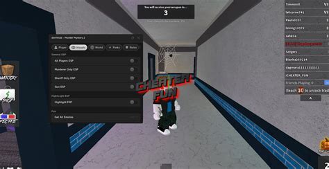 Murder Mystery 2 Script Swirlhub Player Esp Get All Emotes