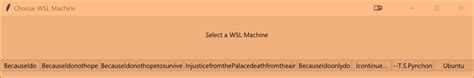 Funny Wsl Distros · Issue 95 · Opticosgwsl Source · Github
