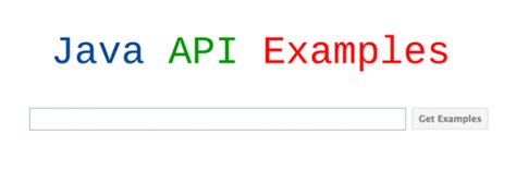 Java API Y Ejemplos