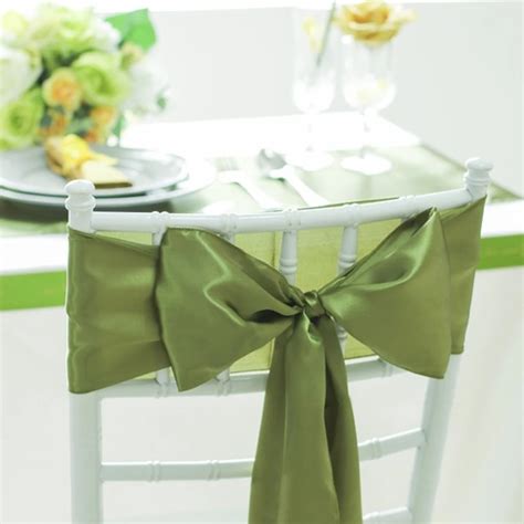 Buy 10pcs 15275cm Satin Chair Sashes Bowtable Runner
