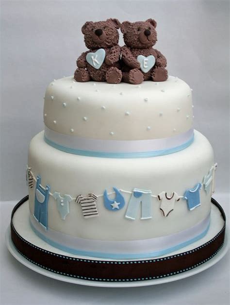 Twin Baby Shower Cakes Living Room Decorating Ideas Pinterest Baby