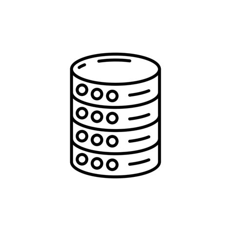 Sql Outline Icon Illustration 52642077 Vector Art At Vecteezy