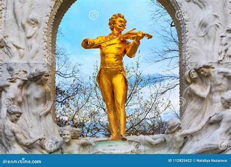 Statue Of Johann Strauss Stadtpark In Vienna Austria Stock Photo