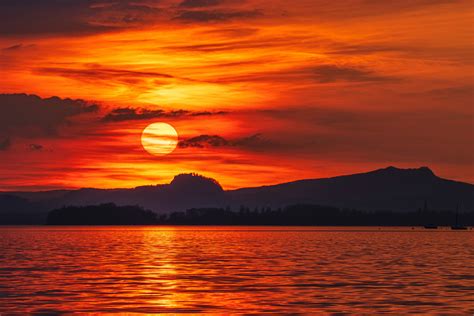 Über Den Vulkanen Foto And Bild Sonnenuntergänge Himmel Projekte