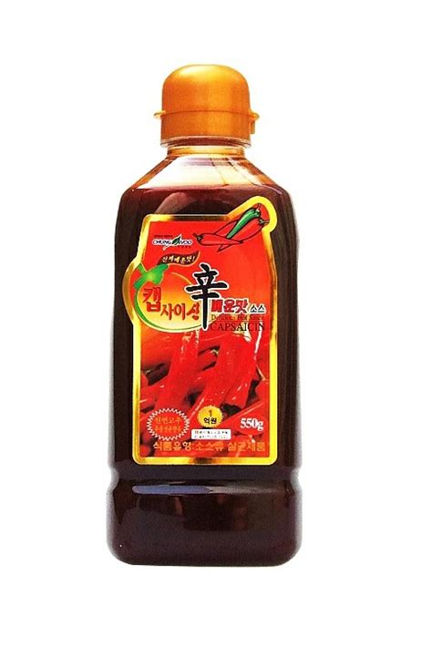 【楽天市場】激辛 カプサイシン 液状 550g ソースタイプ 韓国食品 チョンウ：メダチ