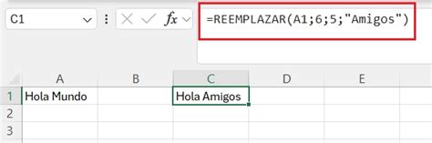 C Mo Usar La Funci N Reemplazar En Excel