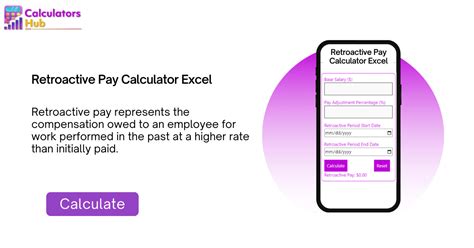 Retroactive Pay Calculator Online Calculatorshub