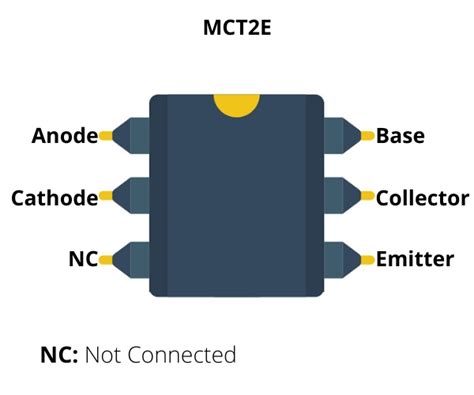 MCT E Optocoupler Transistor Output IC Electronic Components Robotics Parts Online Shopping