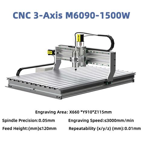 6090 Small Cnc Router 1500w Spindle Desktop 3 4 Axis Cnc Router 6090