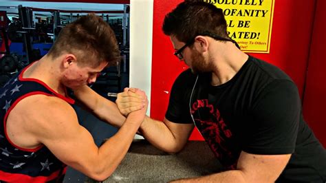 Strongman Vs Teen Bodybuilder Arm Wrestling Youtube
