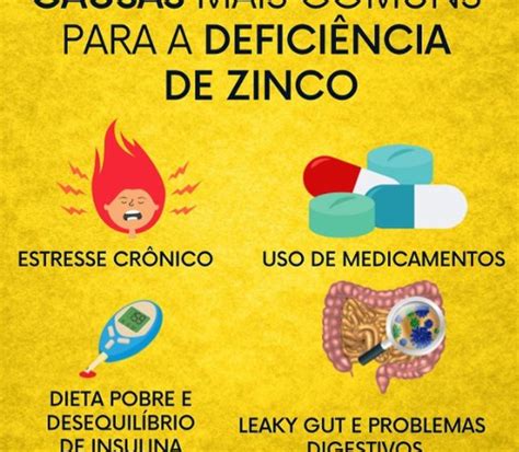 Causas mais comuns para a deficiência de zinco Blog do Dr Barakat