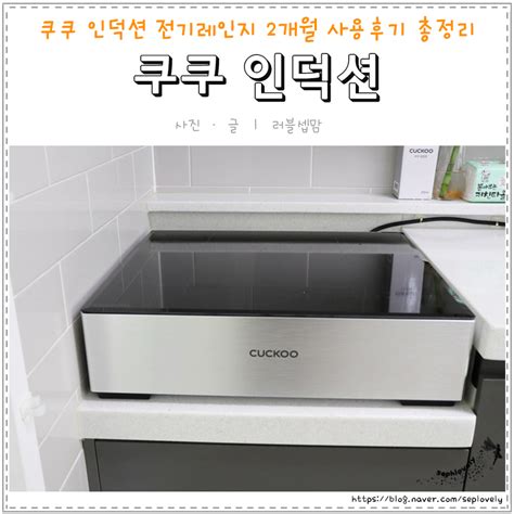 쿠쿠 인덕션 전기레인지 2개월 사용후기 총정리 네이버 블로그