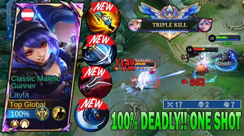 GLOBAL LAYLA BEST HIGH DAMAGE BUILD 2025!! (100% Auto Win) ~ Mobile Legend TOP GLOBAL4 - YouTube