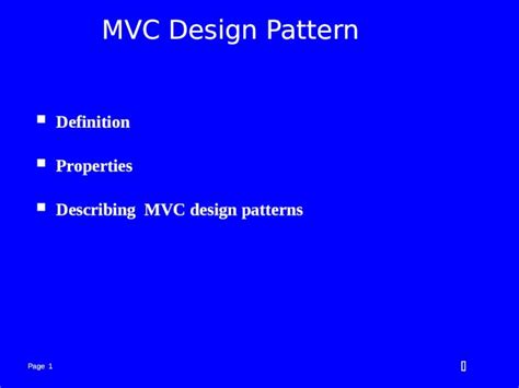 ppt mvc design pattern dokumen tips