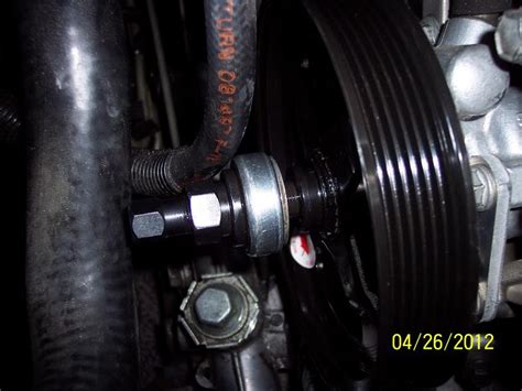 Write Up LS2 3 7 Power Steering Pulley Install Centri Flip Drive Pics