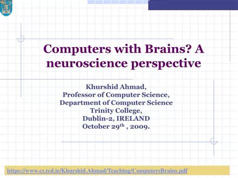 ppt computers with brains a neuroscience perspective powerpoint
