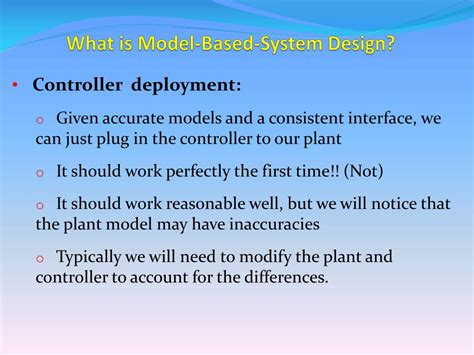 Ppt Model Based Systems Design With Matlab Simulink Powerpoint Presentation Id