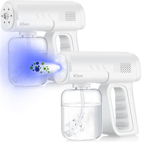 Kittmip 2 Pack Rechargeable Atomizer Sprayer Gun Handheld Nano Spray