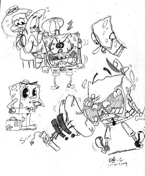 Spongebob Wacky Acts By Spongefox On Deviantart