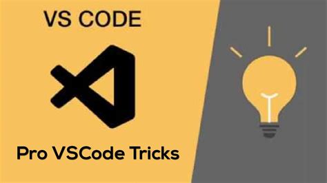 Some VSCode Pro Tips