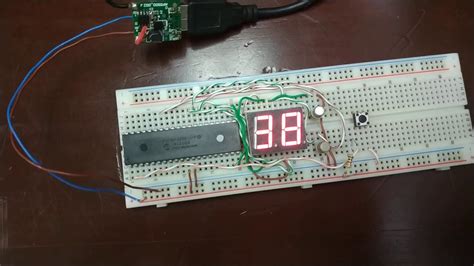 7 segmentos multiplexación con pic18f4550 youtube