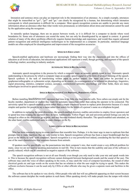 artificial intelligence for speech recognition pdf