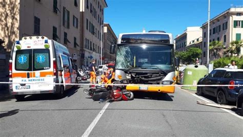 Scooter Contro Bus Incidente Mortale A Quinto La Repubblica