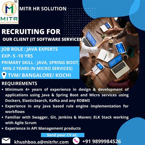 mitr hr solution on linkedin java javajobs hiringalert recruitingfirm