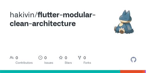 Github Hakivin Flutter Modular Clean Architecture