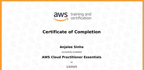 Anjalee Sinha On Linkedin Aws Cloudcomputing Awscloudessentials Certification Learningjourney