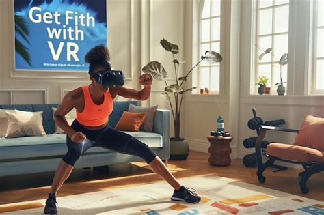 Premium Photo Exploring New Dimensions In Fitness With Vr Exercise