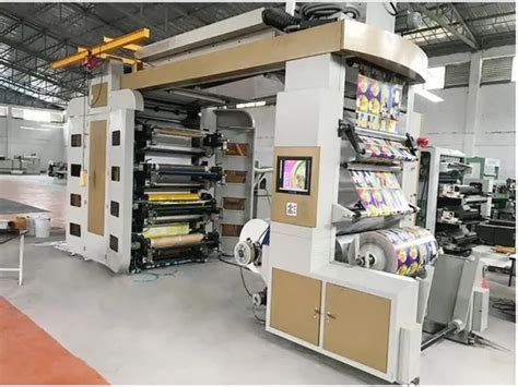 High Speed Stack Type 8 Color Flexographic Flexo Printing Press Plastic