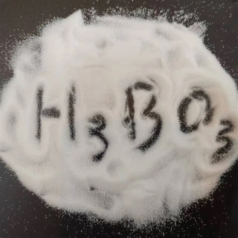 White Crystal Boron 17 Chinese Boric Acid For Glass Factory996
