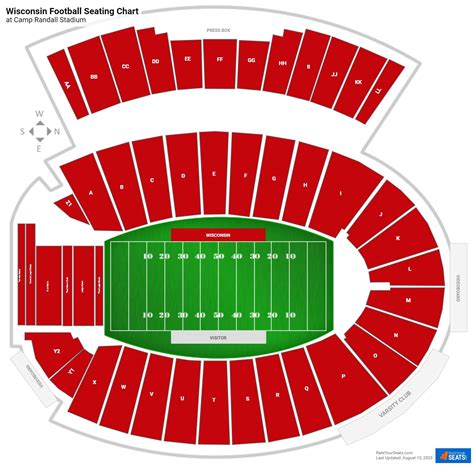 Camp Randall Stadium Seating Chart Rows Cabinets Matttroy