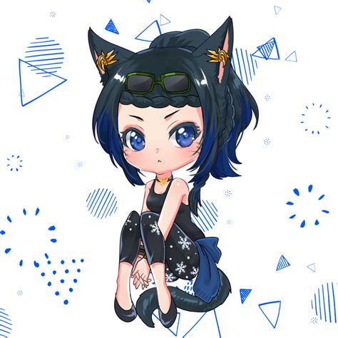 Sofi Chibi Sophia Silver Seeker Of The Sun Miqo Te By