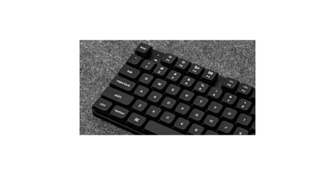 Keychron Low Profile Double Shot Pbt Keycap Set Keycaps Zwart 118