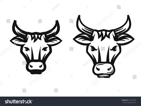 Beef Cow Head Clip Art