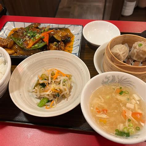 豚肉と茄子の四川風炒め焼売定食陳麻婆豆腐 麺飯館 新宿京王モール店の口コミ一覧 おいしい一皿が集まるグルメコミュニティサービス「sarah」