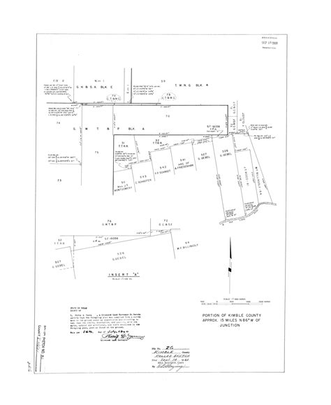 Kimble County Rolled Sketch 26 6516 Kimble County Rolled Sketch 26